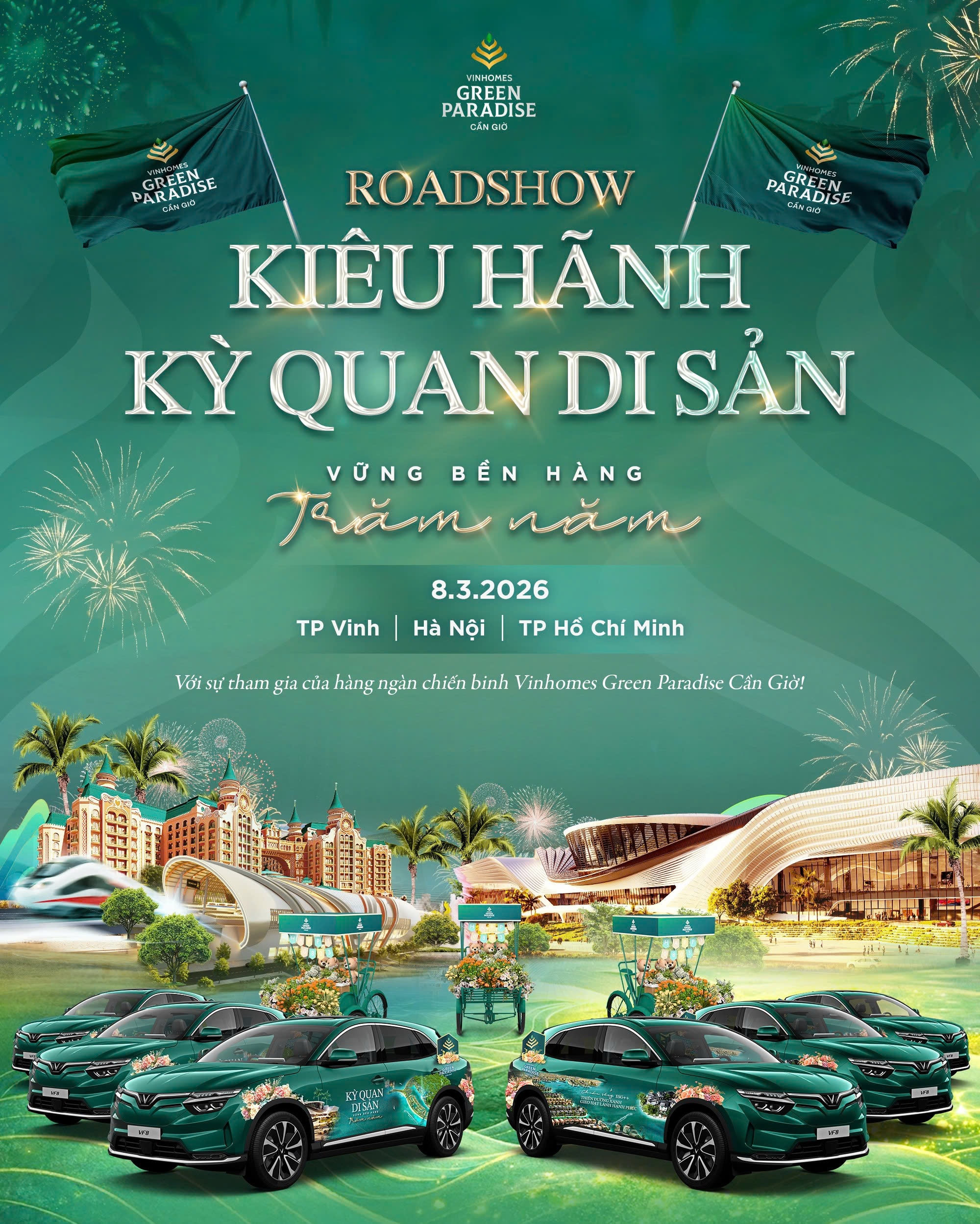 The Vinhomes Green Paradise Can Gio roadshow spreads the "Million-Year ...