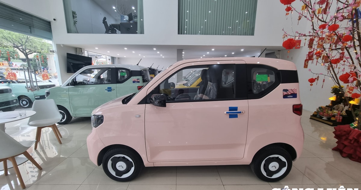 Cận cảnh Wuling Mini EV LV2-120
