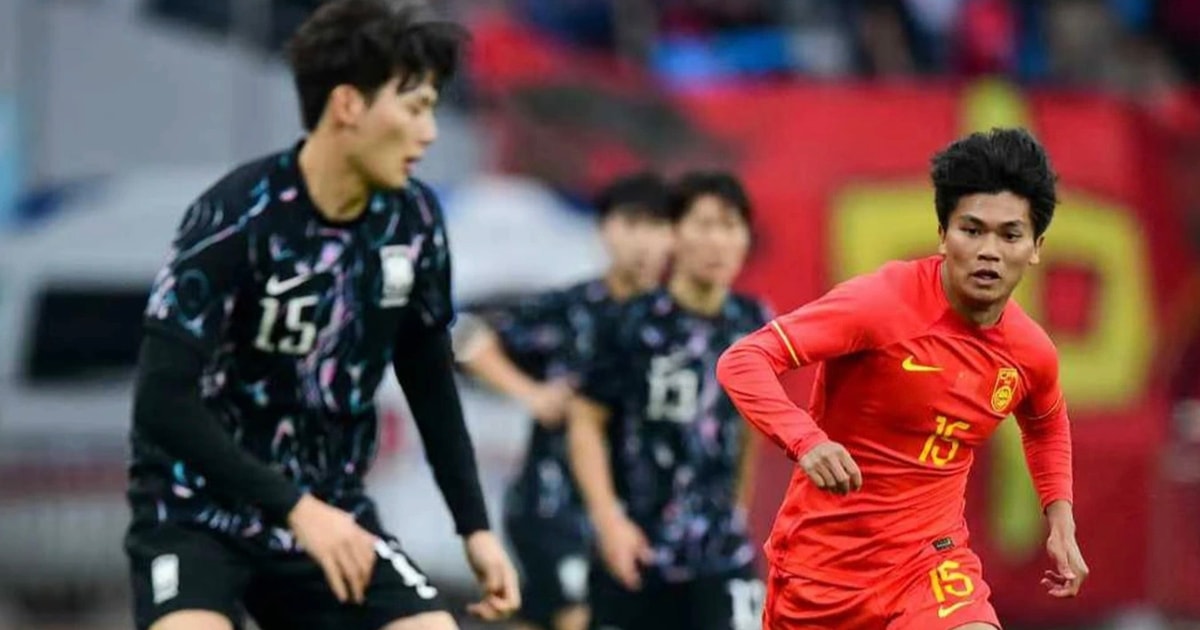 U22 Trung Quốc đánh bại U22 Hàn Quốc tại CFA Team China 2025