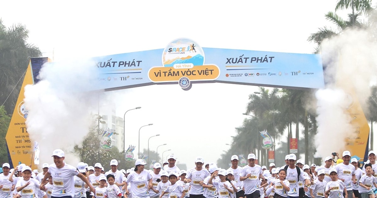 Giải chạy học đường lớn nhất thế giới khai mạc tại Hà Tĩnh